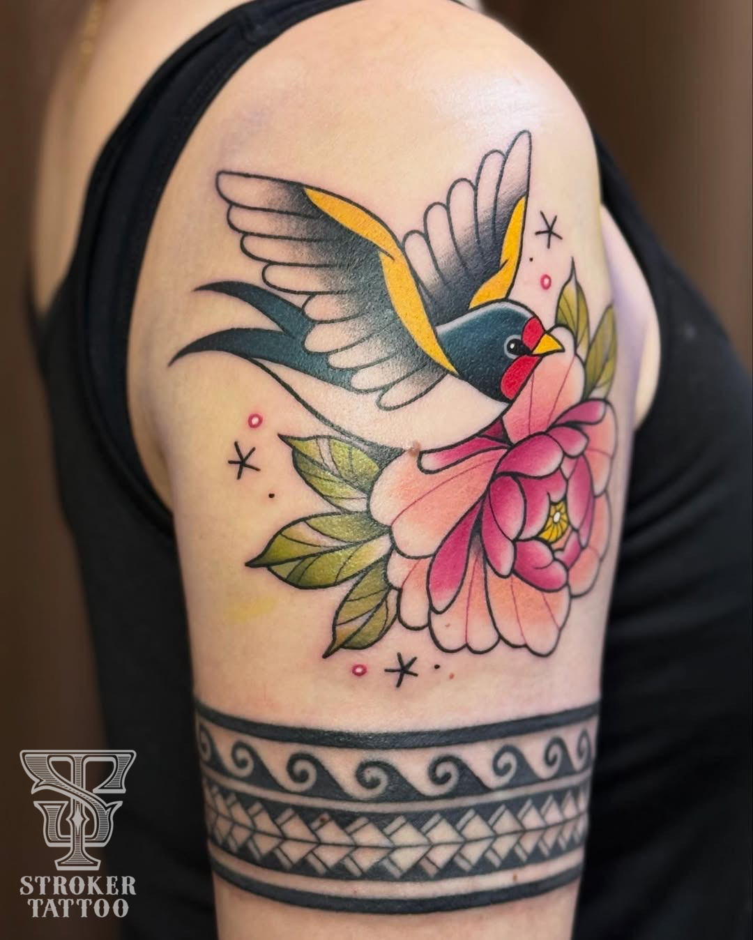 ツバメと牡丹 | STROKER TATTOO